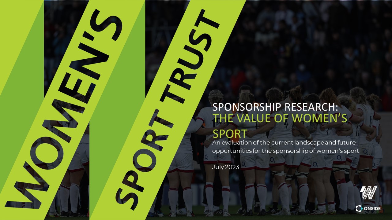 Women’s Sport Trust produces comprehensive industry report into the positive impact of women’s ...